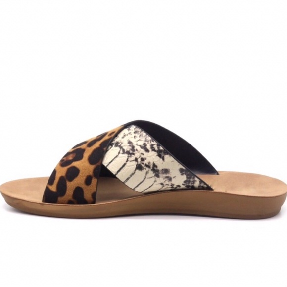 Shoes | Leopard And Snake Print Slides | Poshmark